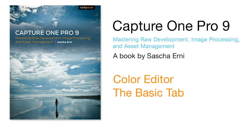 Capture One Color Editor Basic Tab