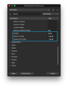 How to Delete an Image in Capture One?