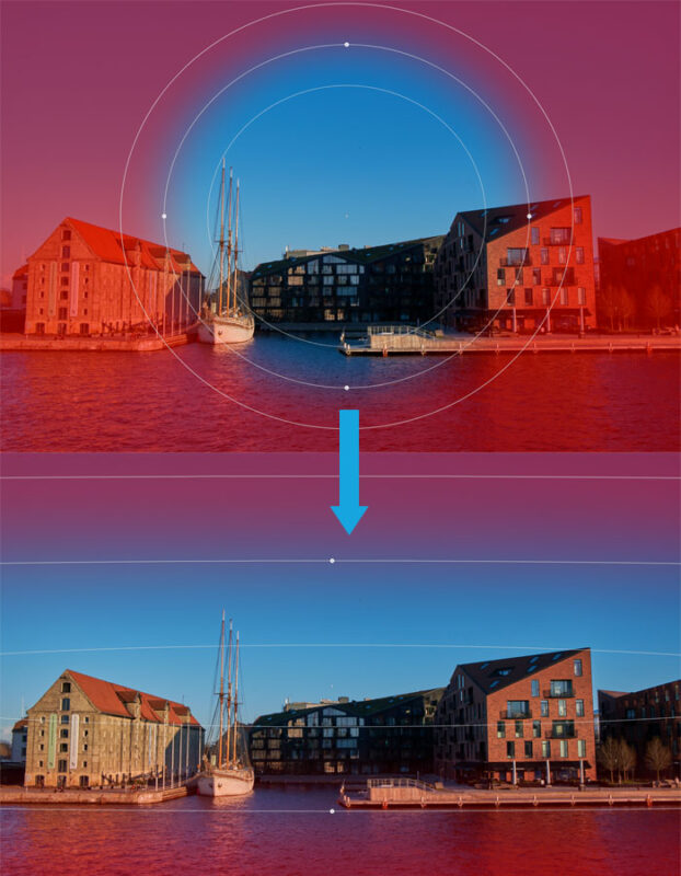 How to Draw Two Gradients on a Single Layer?