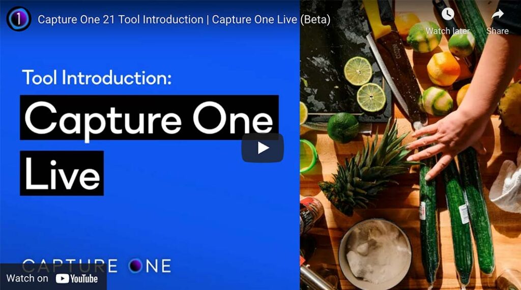 Capture One Live - real-time sharing of your images