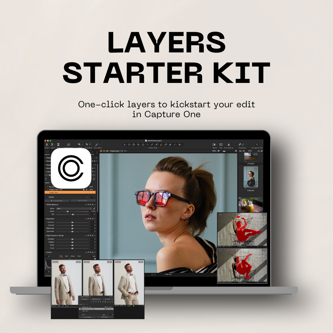 Layers Starter Kit | Capture One Pro Tutorials, Styles, Courses, Books